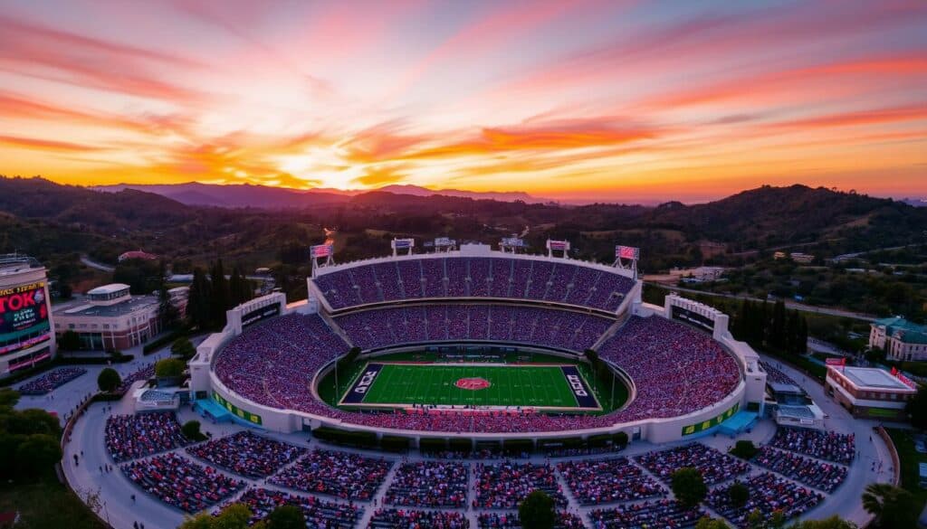 Rose Bowl Stadium Los Angeles - Legendäre Sportstätte